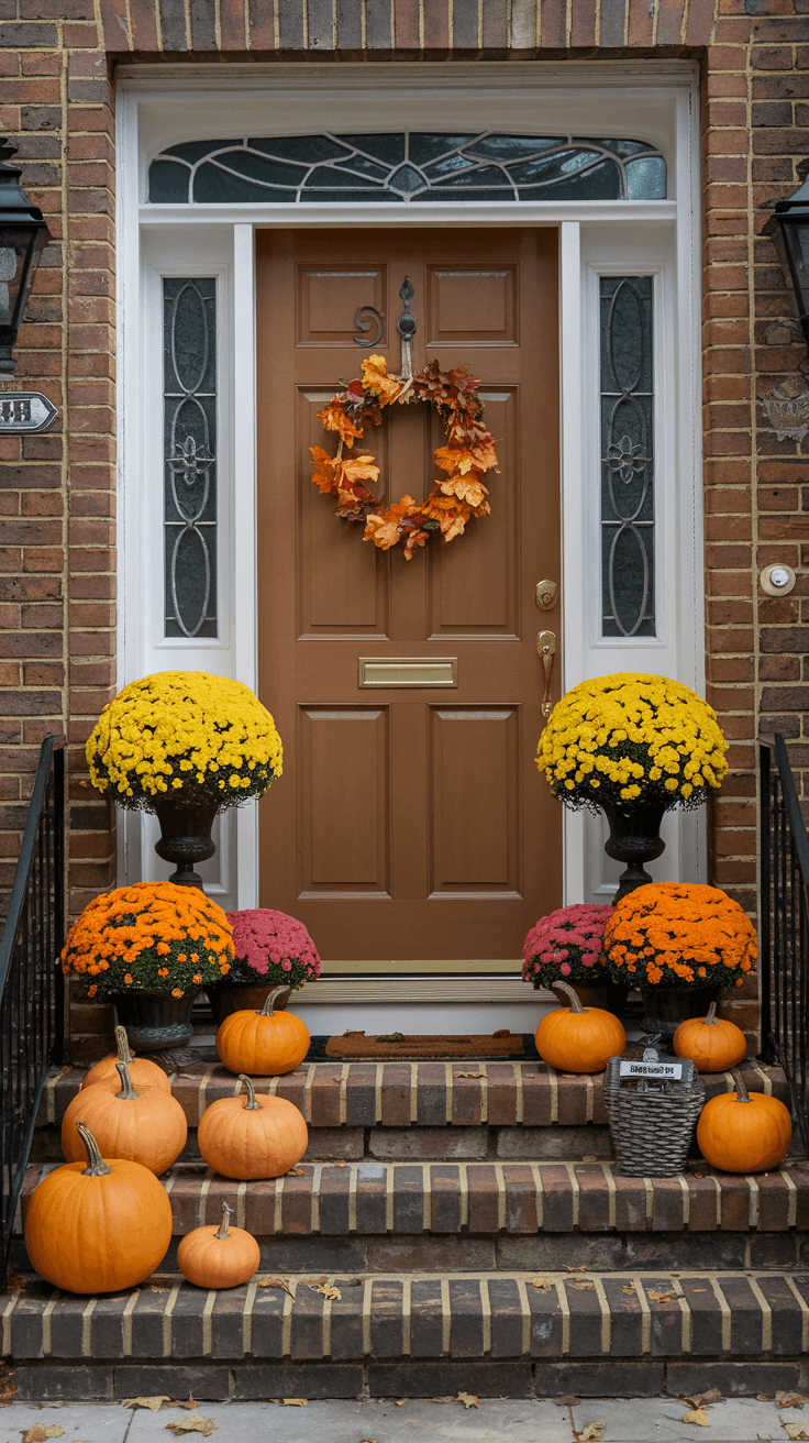 20 Front Door Fall Decor : Welcoming Autumn with Style and Warmth