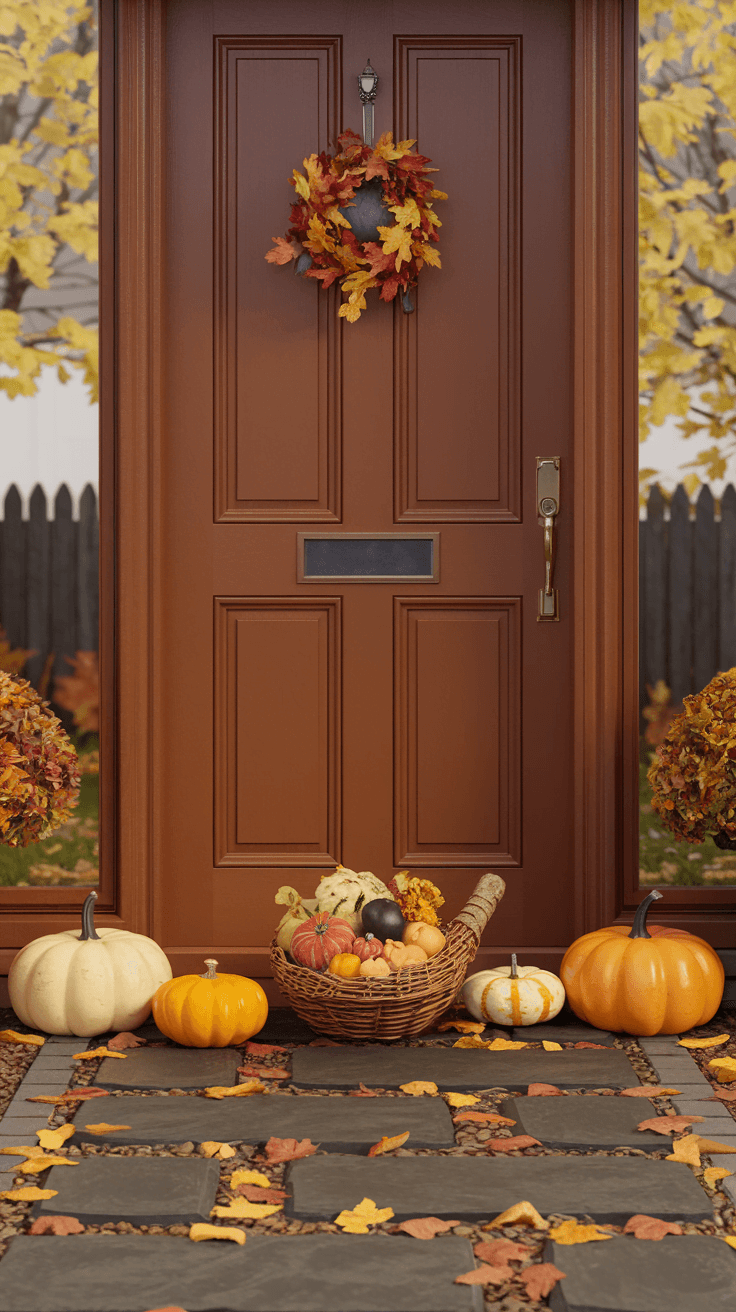 20 Front Door Fall Decor : Welcoming Autumn with Style and Warmth