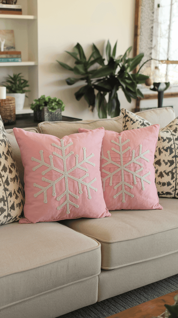 10 Pink Christmas decorations