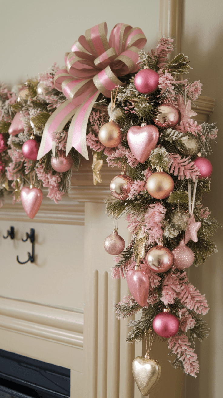 10 Pink Christmas decorations